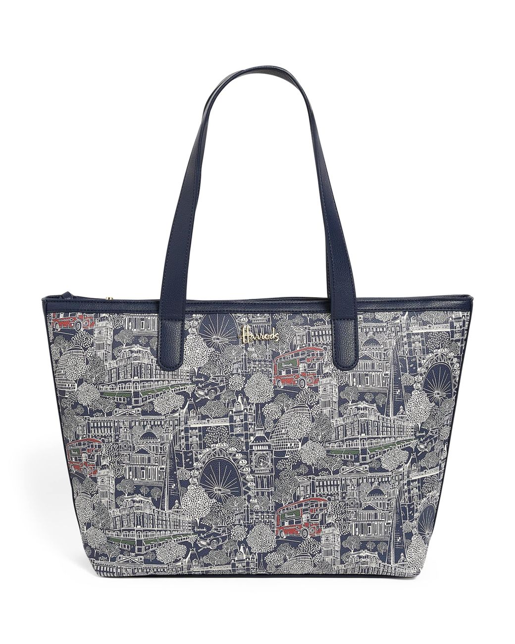 Harrods Landmarks Shoulder Bag in Gray | Lyst