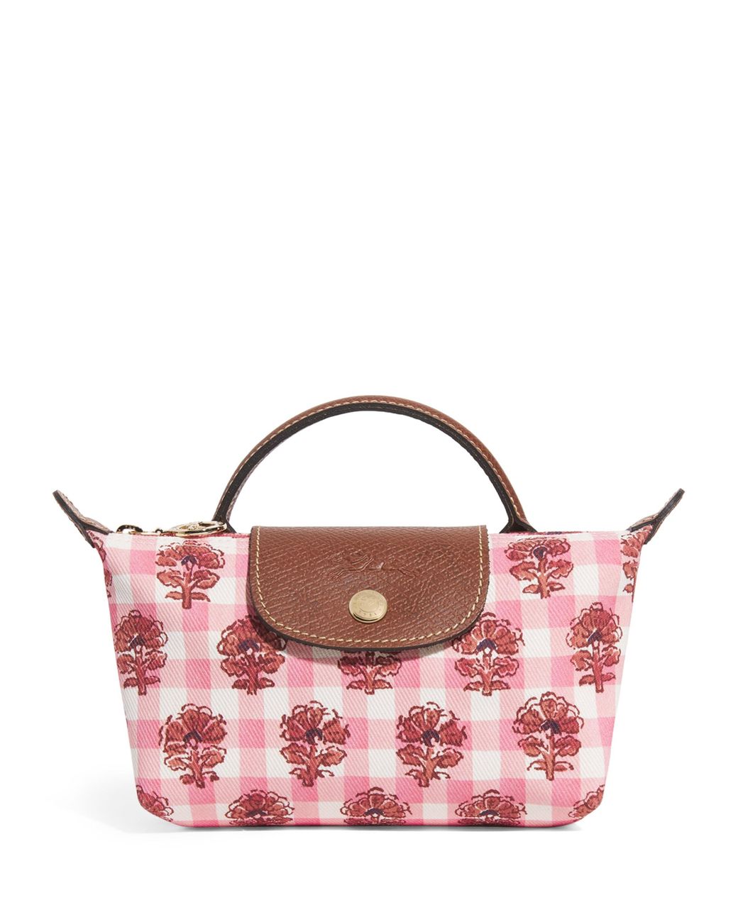 Longchamp Extra-Small Le Pliage Champêtre Pouch in Pink | Lyst UK