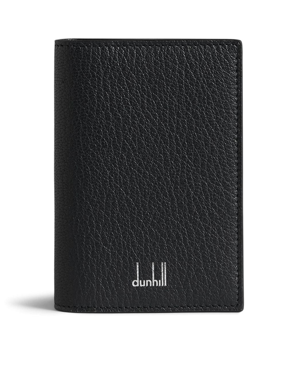 dunhill Goatskin Duke Fine Business Card Case in Black for Men | Lyst