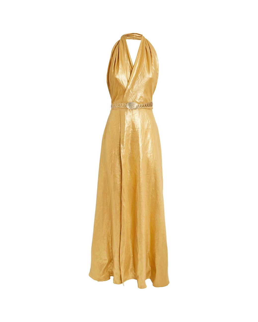 Zeus+Dione Zeus+dione Metallic-linen Helios Dress | Lyst
