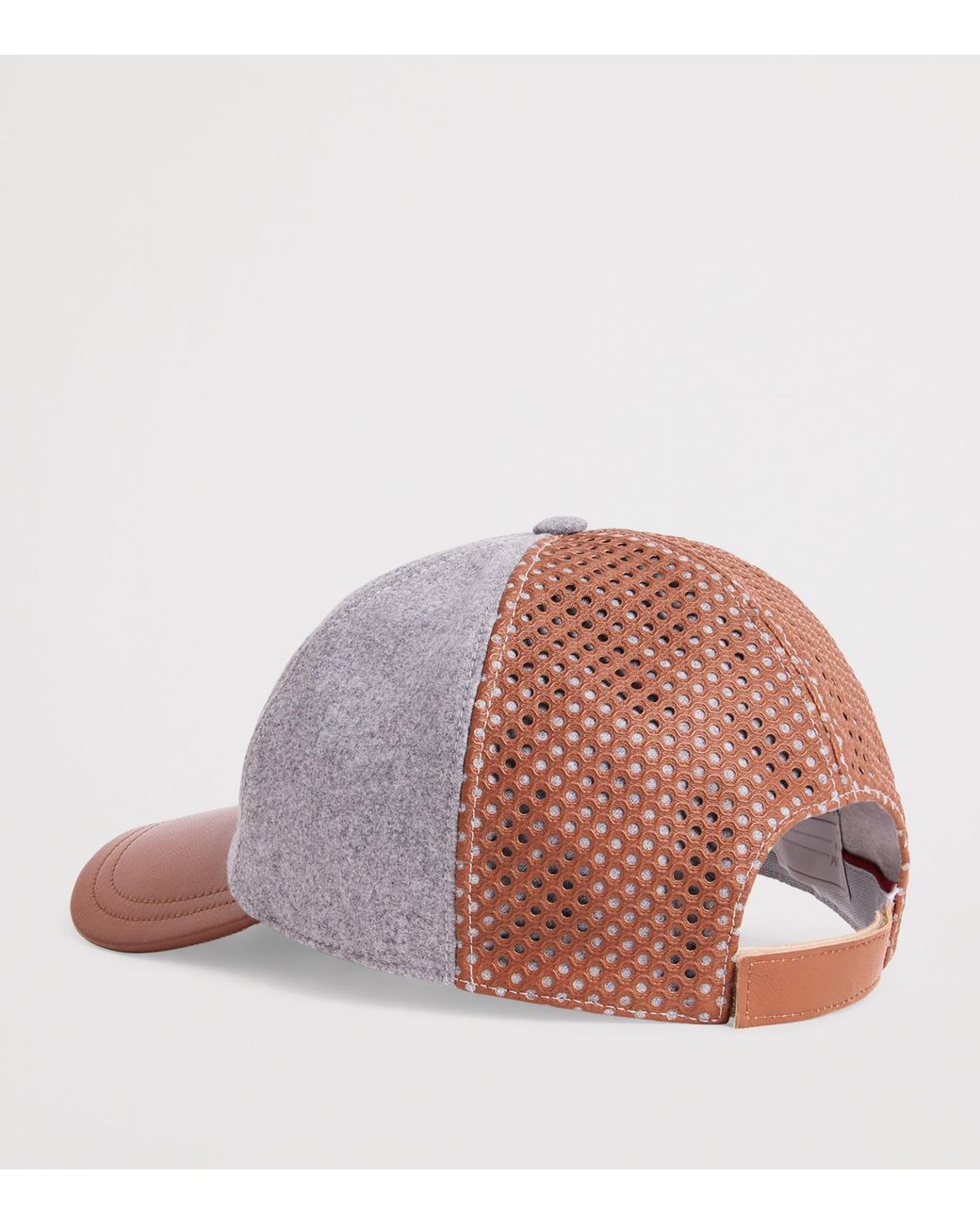 Eleventy Wool-Silk-Cashmere-Leather Baseball Cap in Grey for Men | Lyst UK