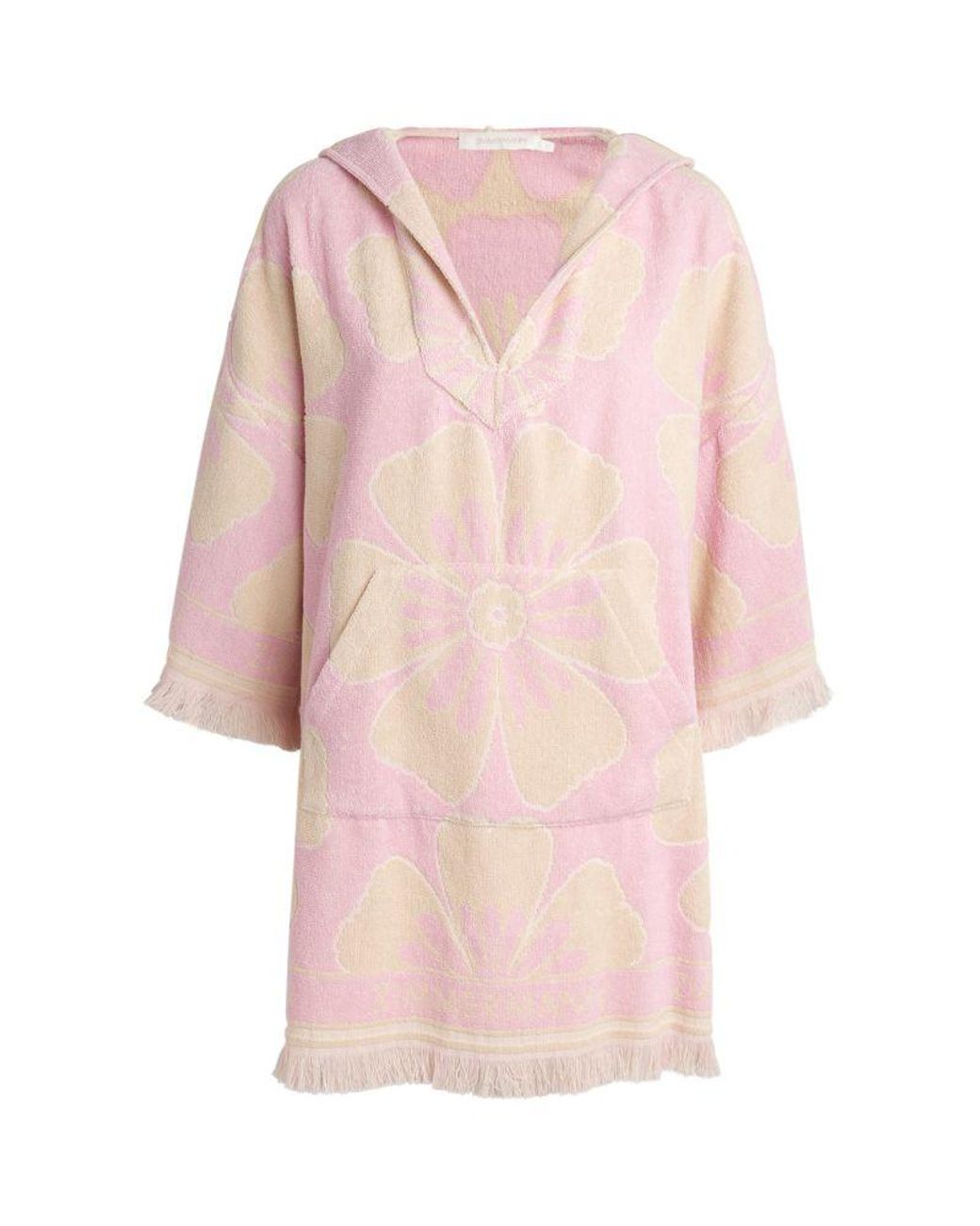 Zimmermann Towel Beach Dress in Pink | Lyst