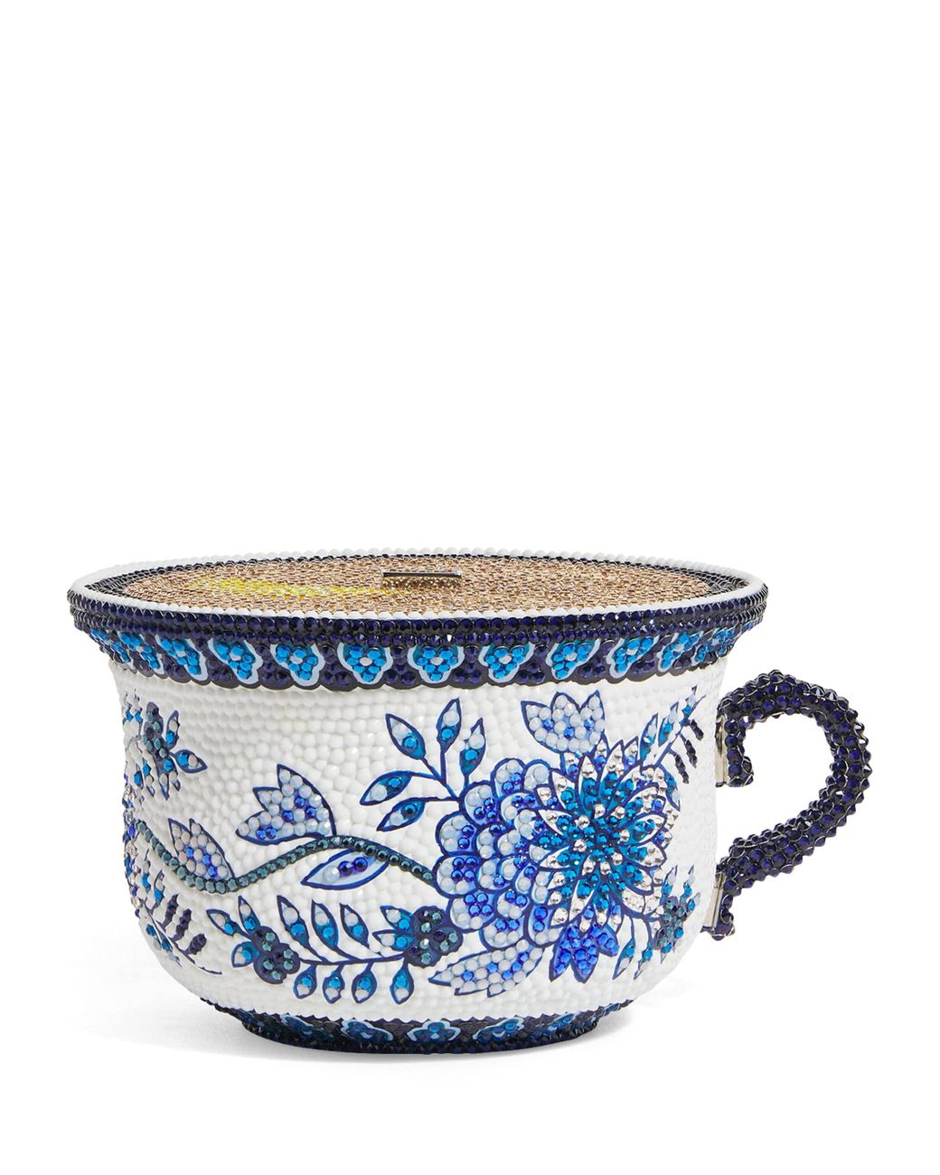 Judith Leiber Teacup Tranquili-Tea Clutch Bag in Blue | Lyst