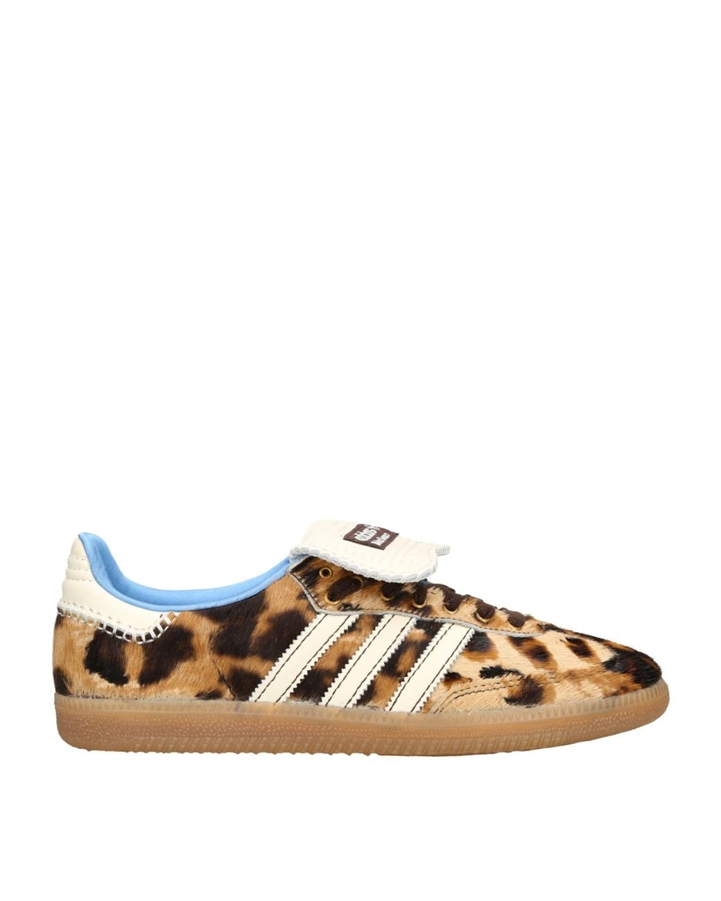 adidas X Wales Bonner Leopard Print Samba Sneakers in Brown for Men ...