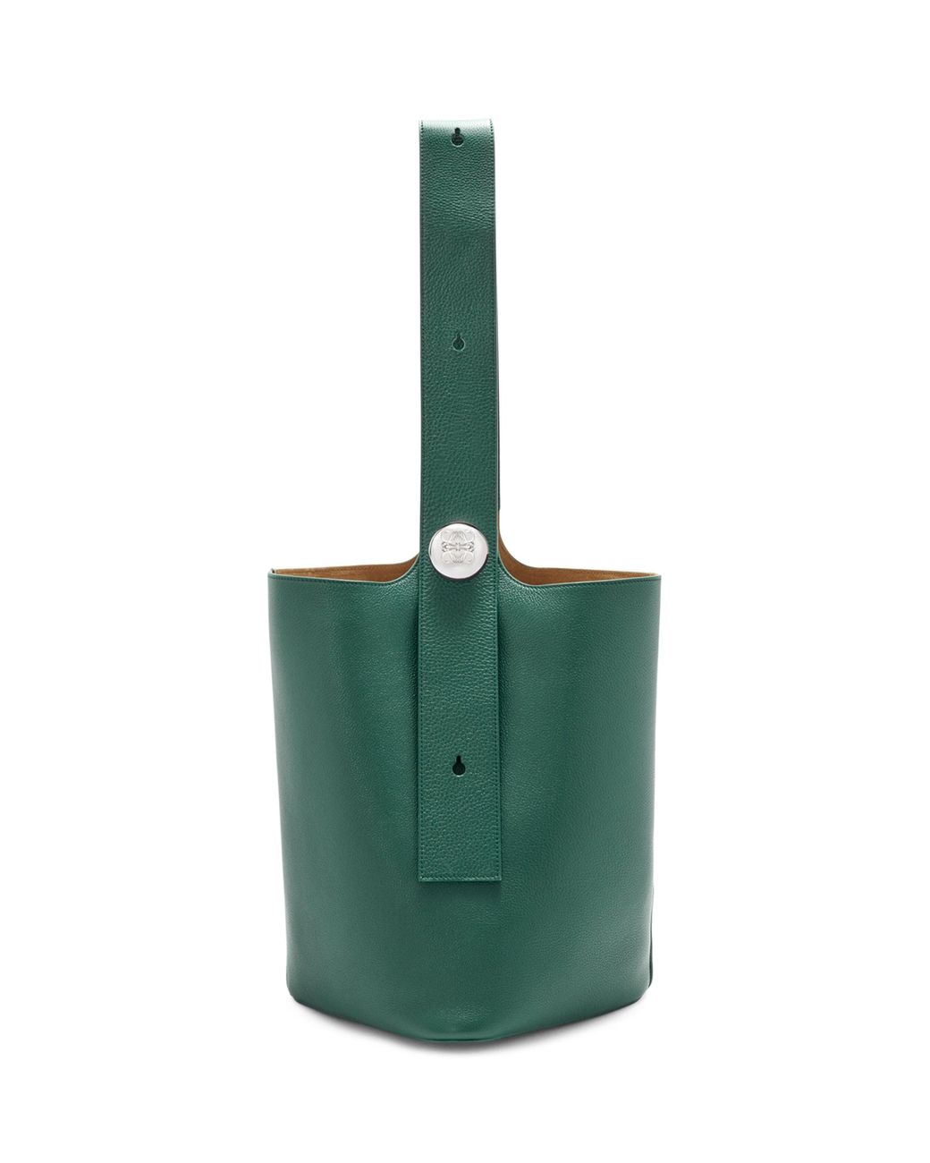 Loewe Large Leather Pebble Bucket Bag in Green for Men | Lyst