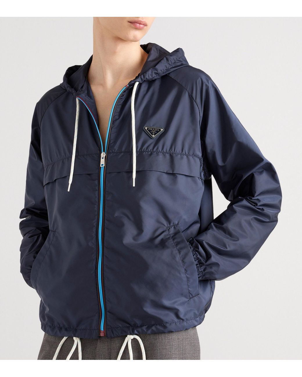Prada Coats in Blue for Men | Lyst UK