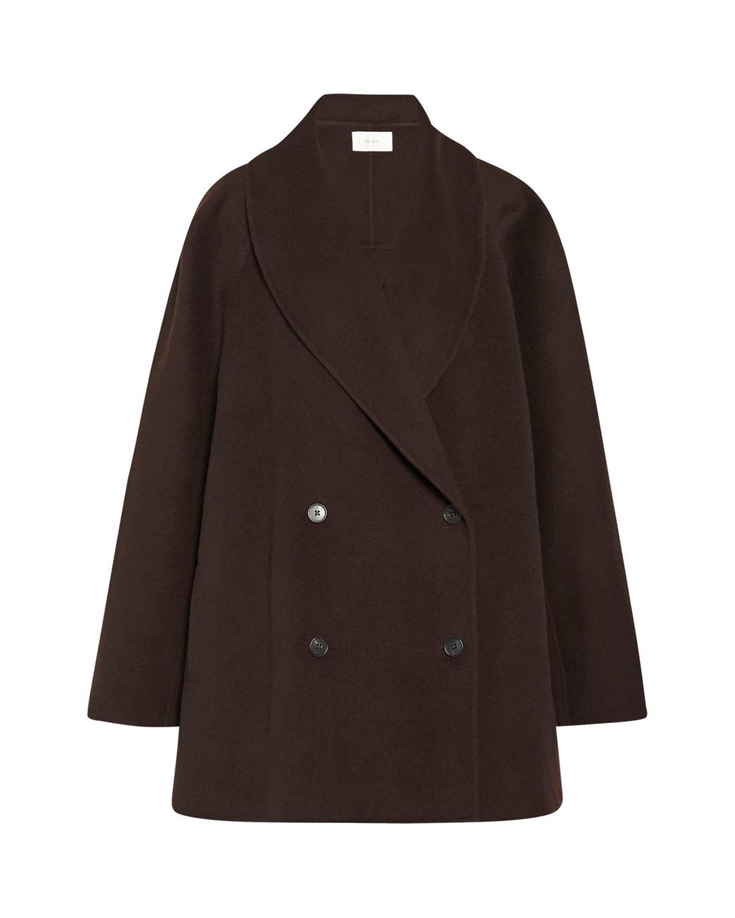 The Row Polli Virgin Wool-Blend Coat in Brown | Lyst