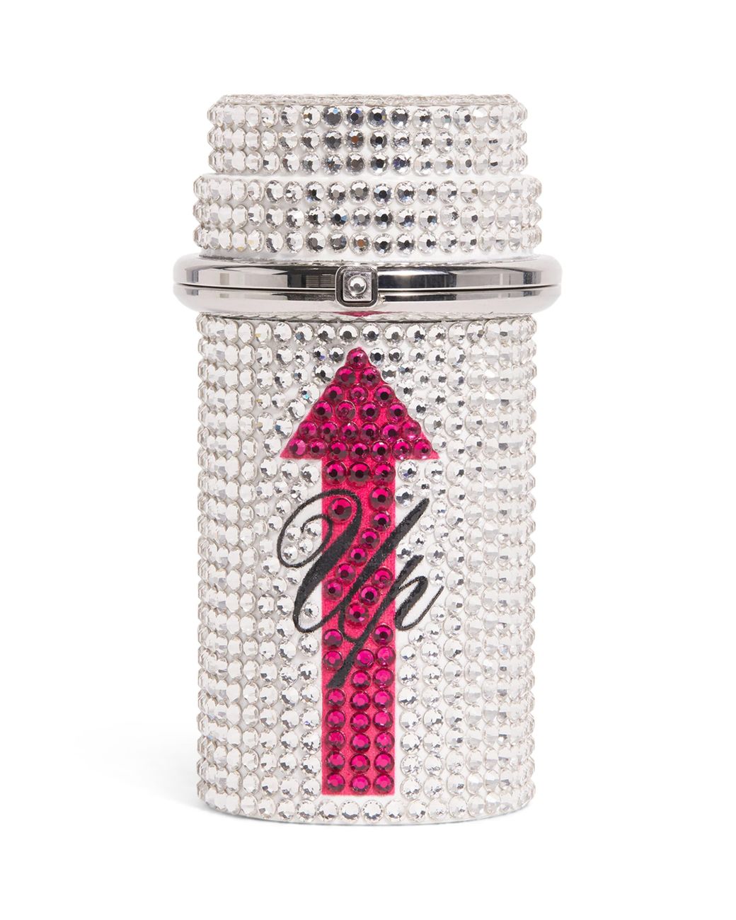 Judith Leiber Crystal-Embellished Equilibrium Pill Box in White | Lyst