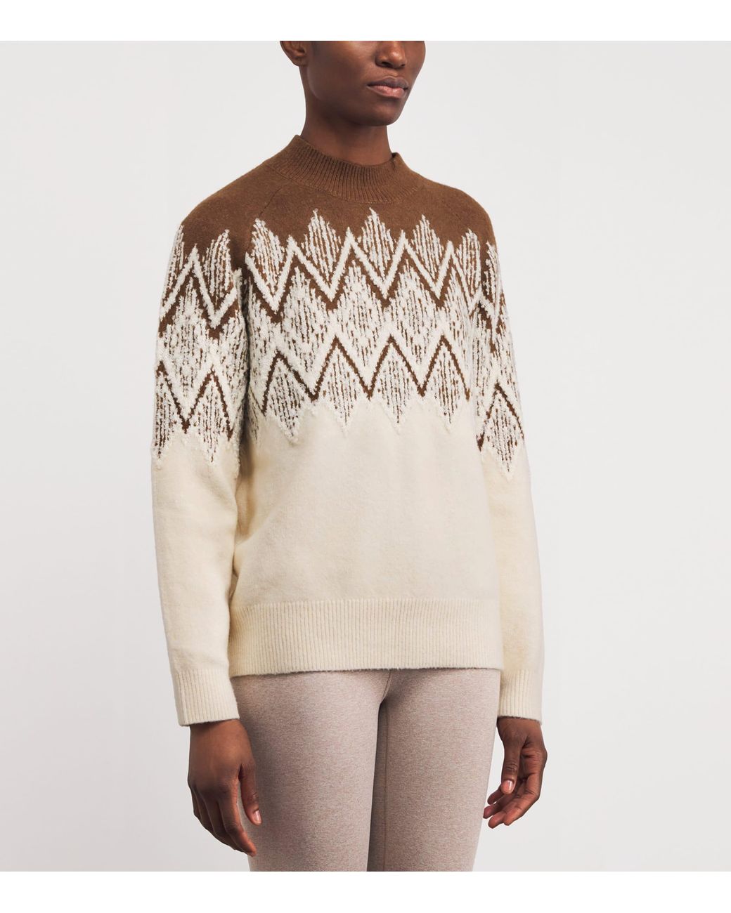Varley Fair Isle Siren 2.0 Sweater in Natural | Lyst
