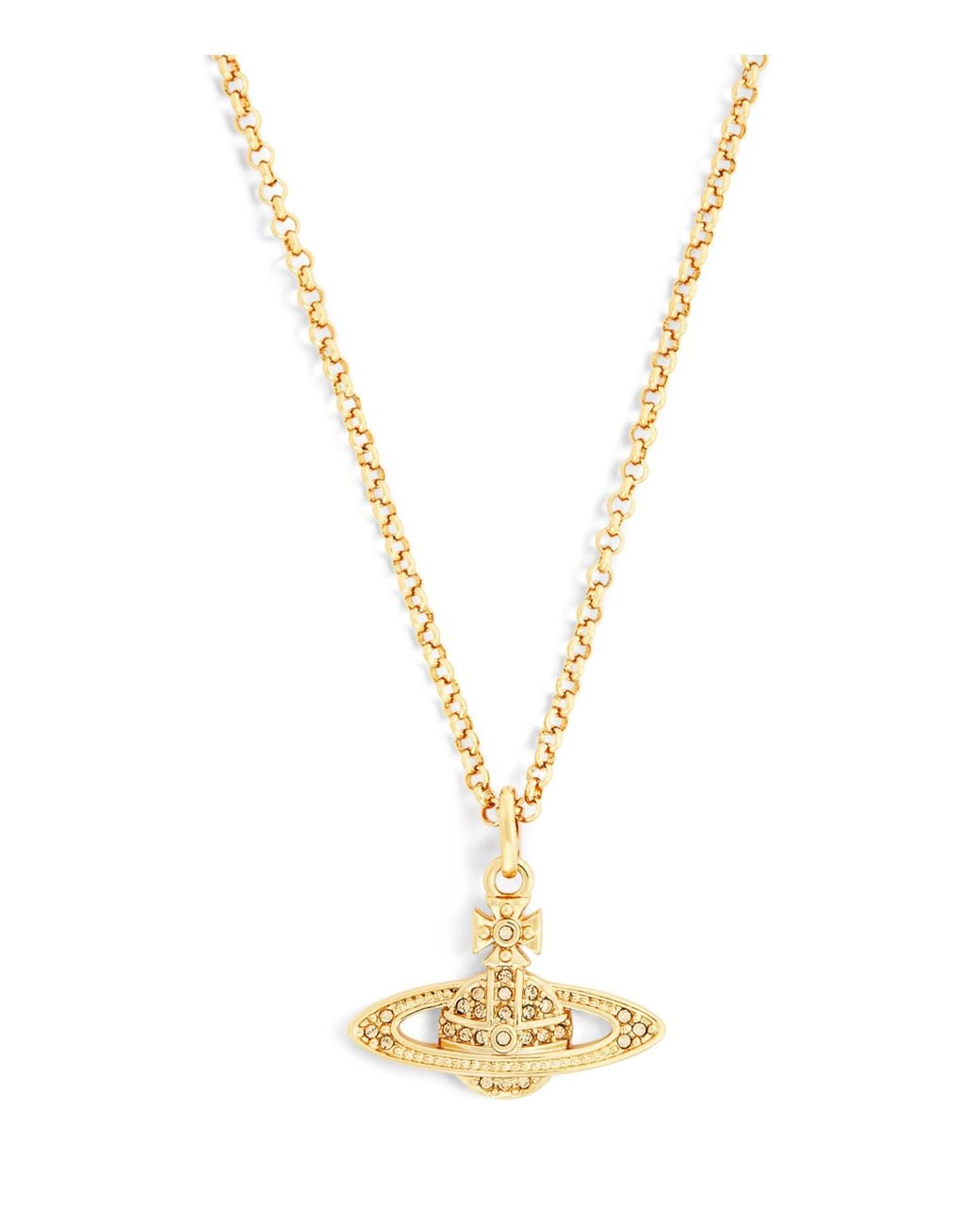 Vivienne Westwood Mini Bas Relief Pendant Necklace in Metallic for Men ...
