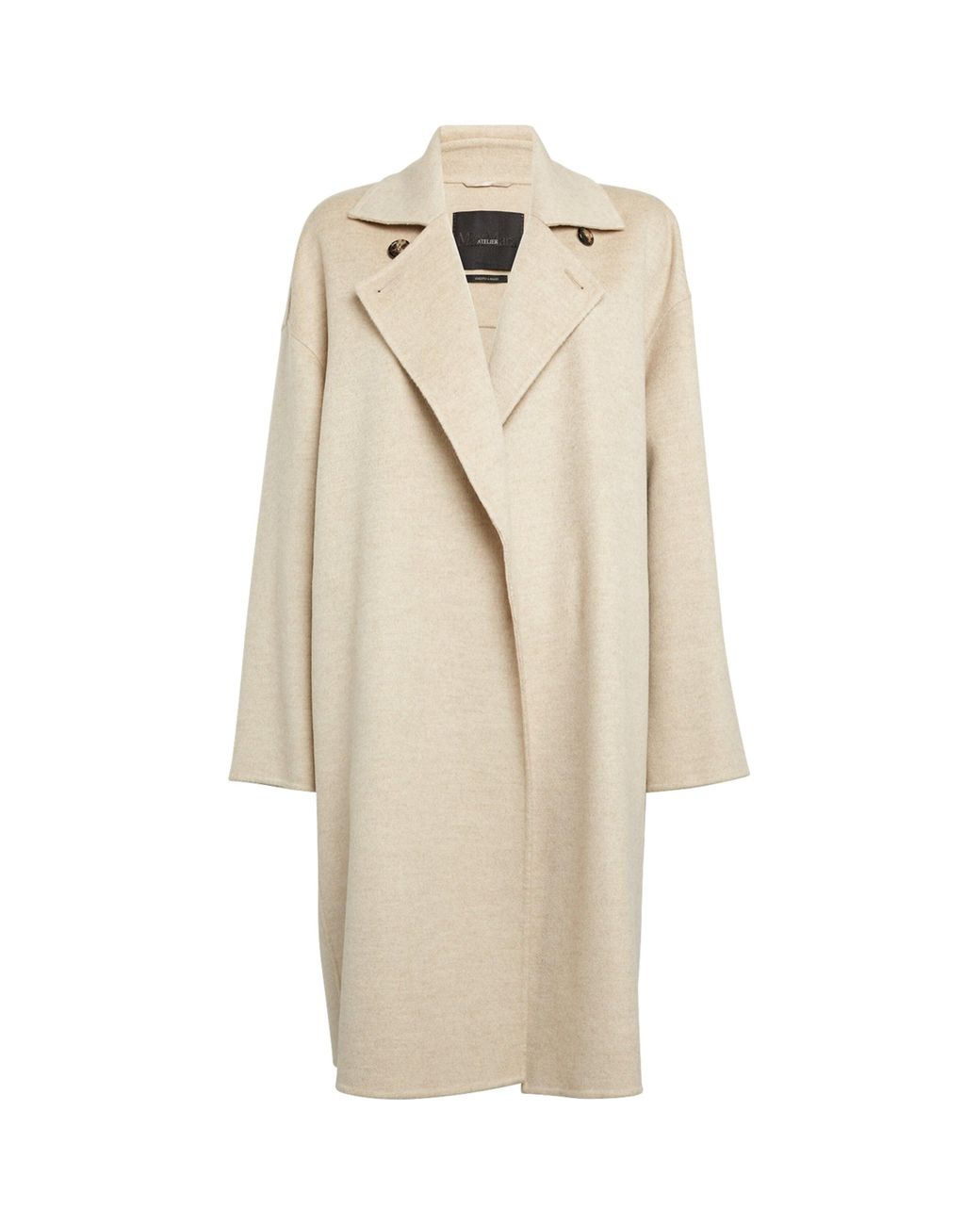 Max Mara Cashmere Angel Coat in Natural | Lyst