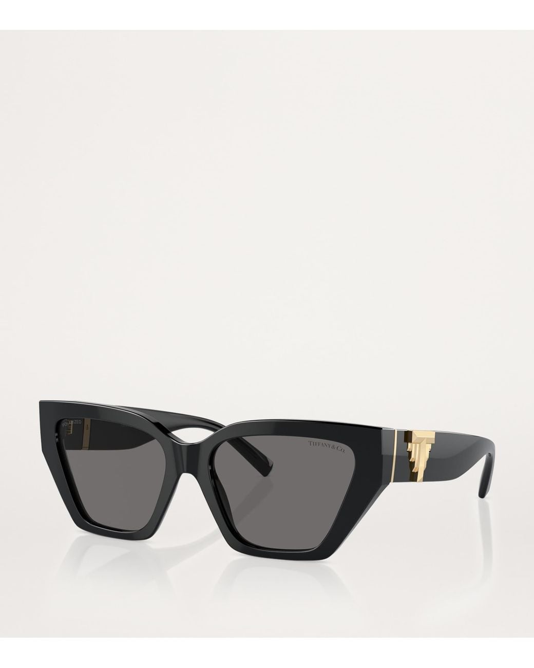 Tiffany & Co. Steel Tf4218 Sunglasses in Black | Lyst