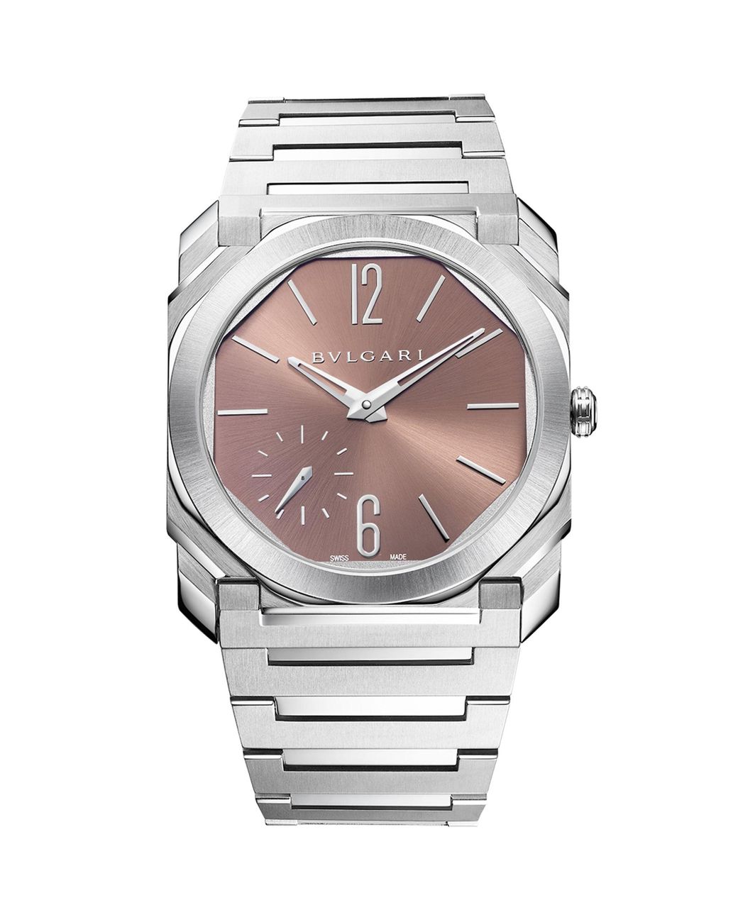 BVLGARI Steel Octo Finissimo Automatic Watch 40mm in Gray for Men | Lyst