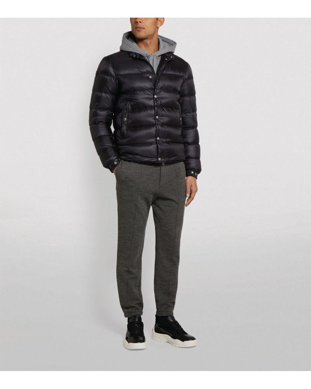 Moncler Piriac Jacket in Black for Men Lyst Canada