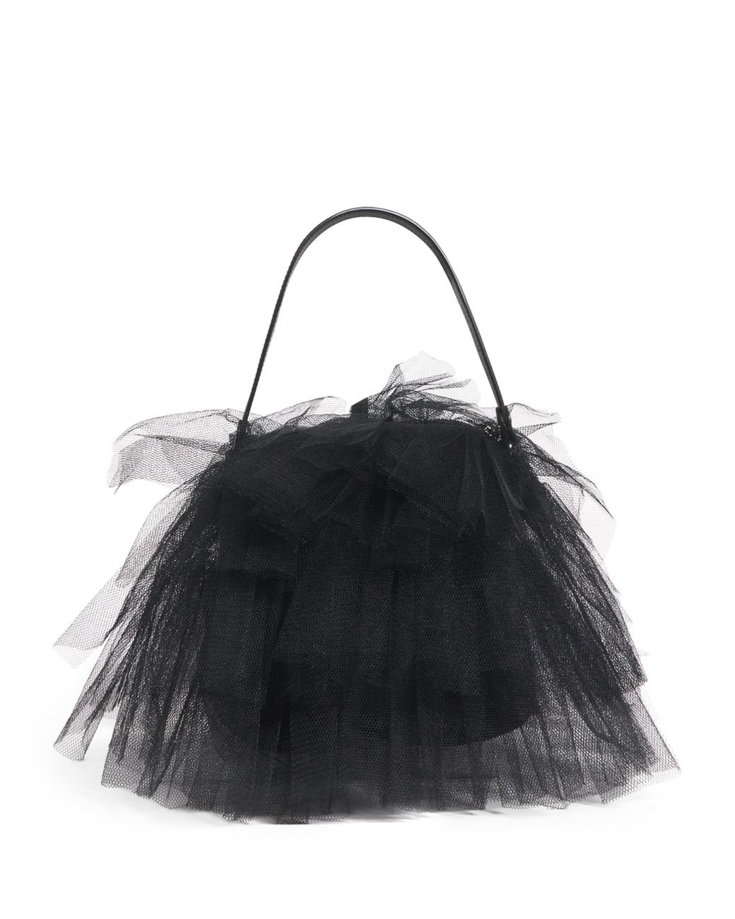 Simone Rocha Mini Frilly Tutu Shoulder Bag in Black | Lyst