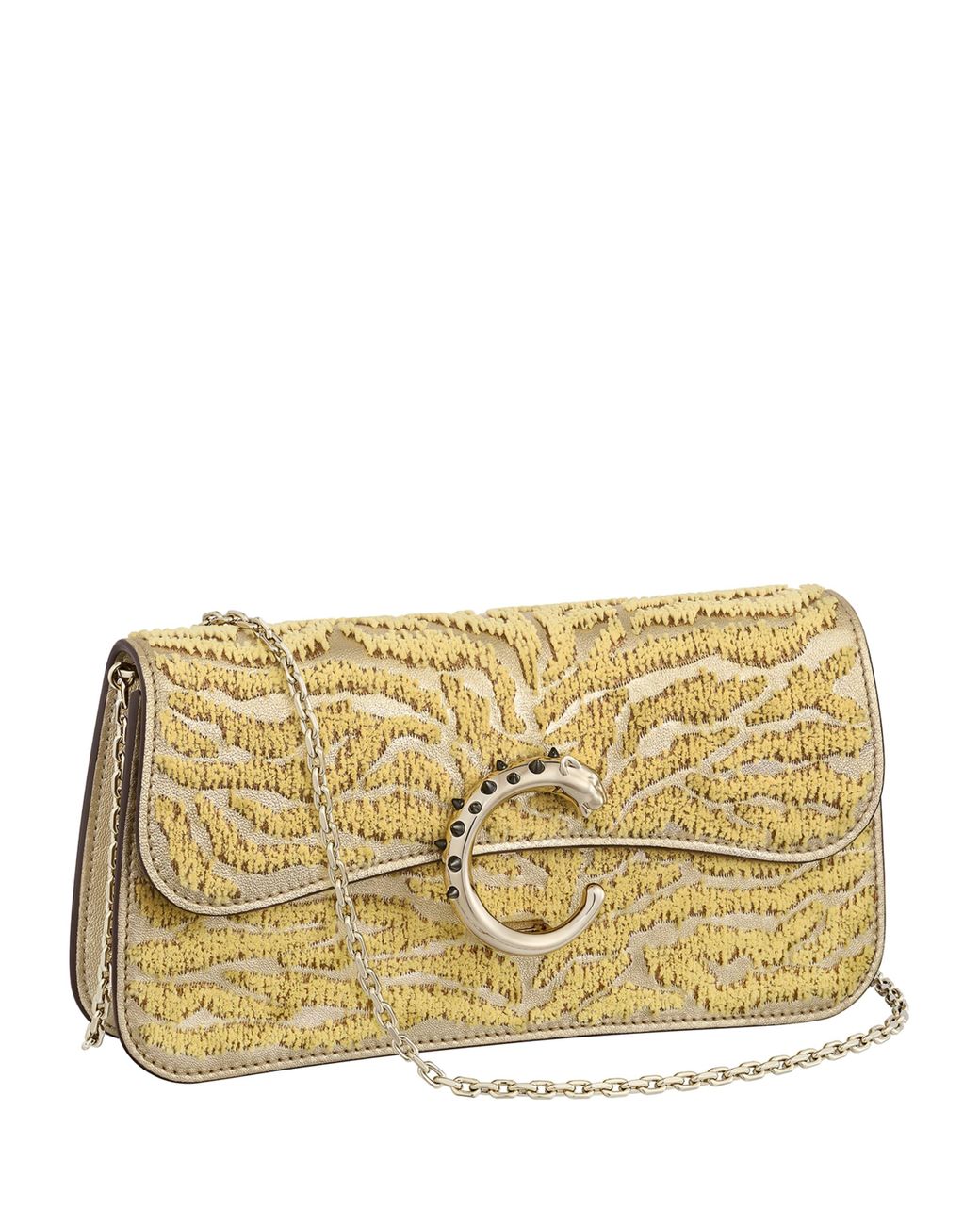 Cartier Mini Embroidered Panthère De Cross-Body Bag in Metallic | Lyst UK