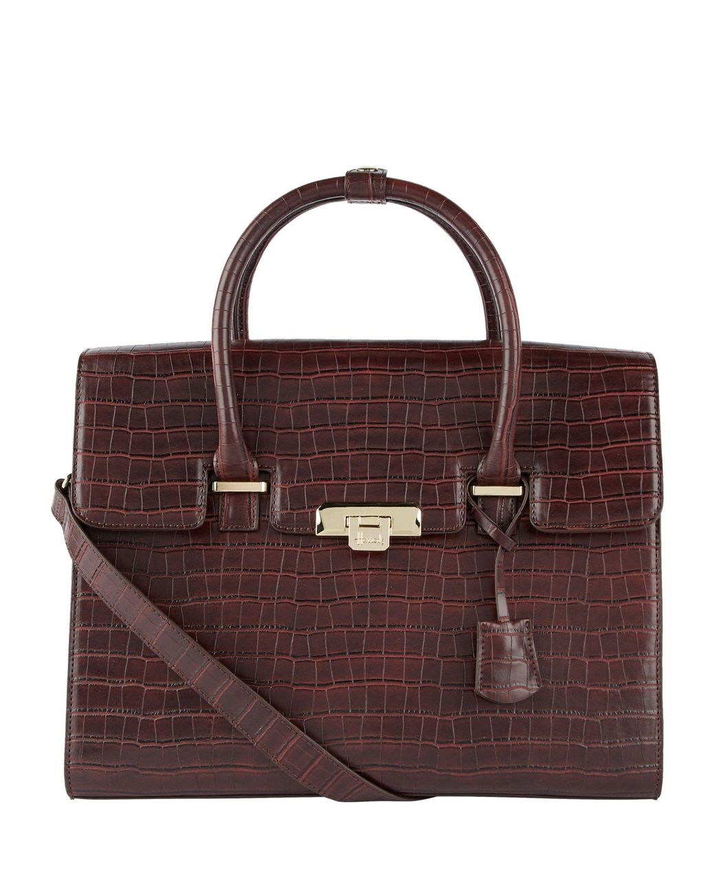 Harrods Battersea Shoulder Tote Bag in Brown | Lyst