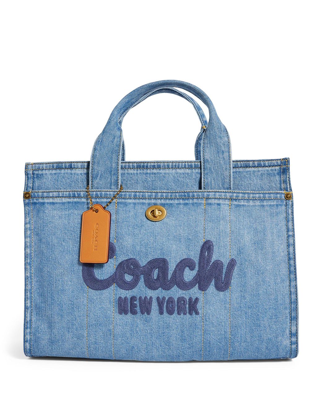 COACH Denim Cargo Tote Bag in Blue | Lyst
