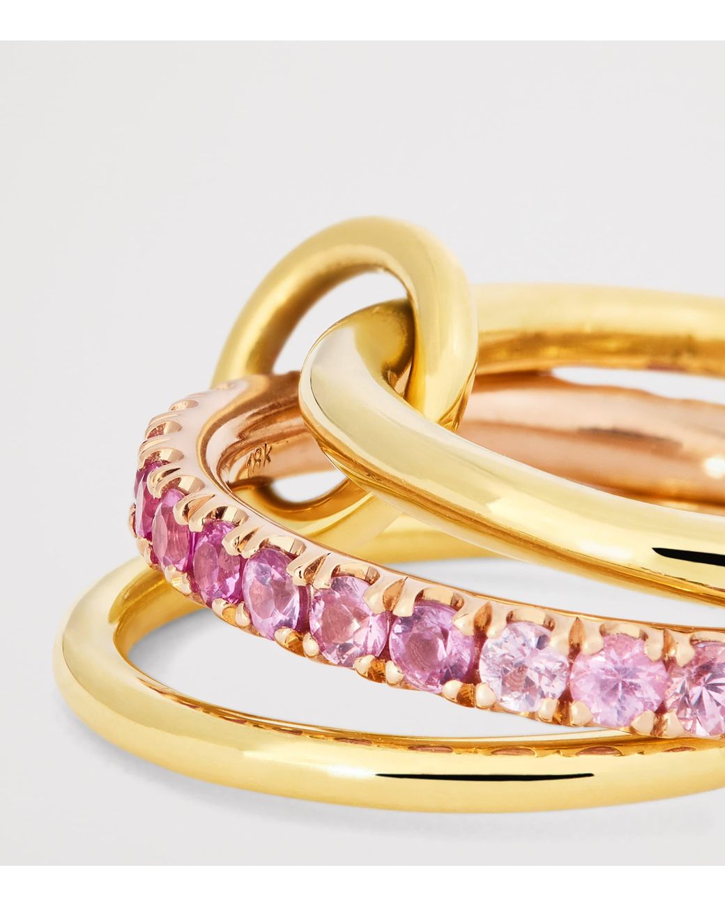 Spinelli Kilcollin Mixed And Sapphire Petunia Ring in Pink | Lyst