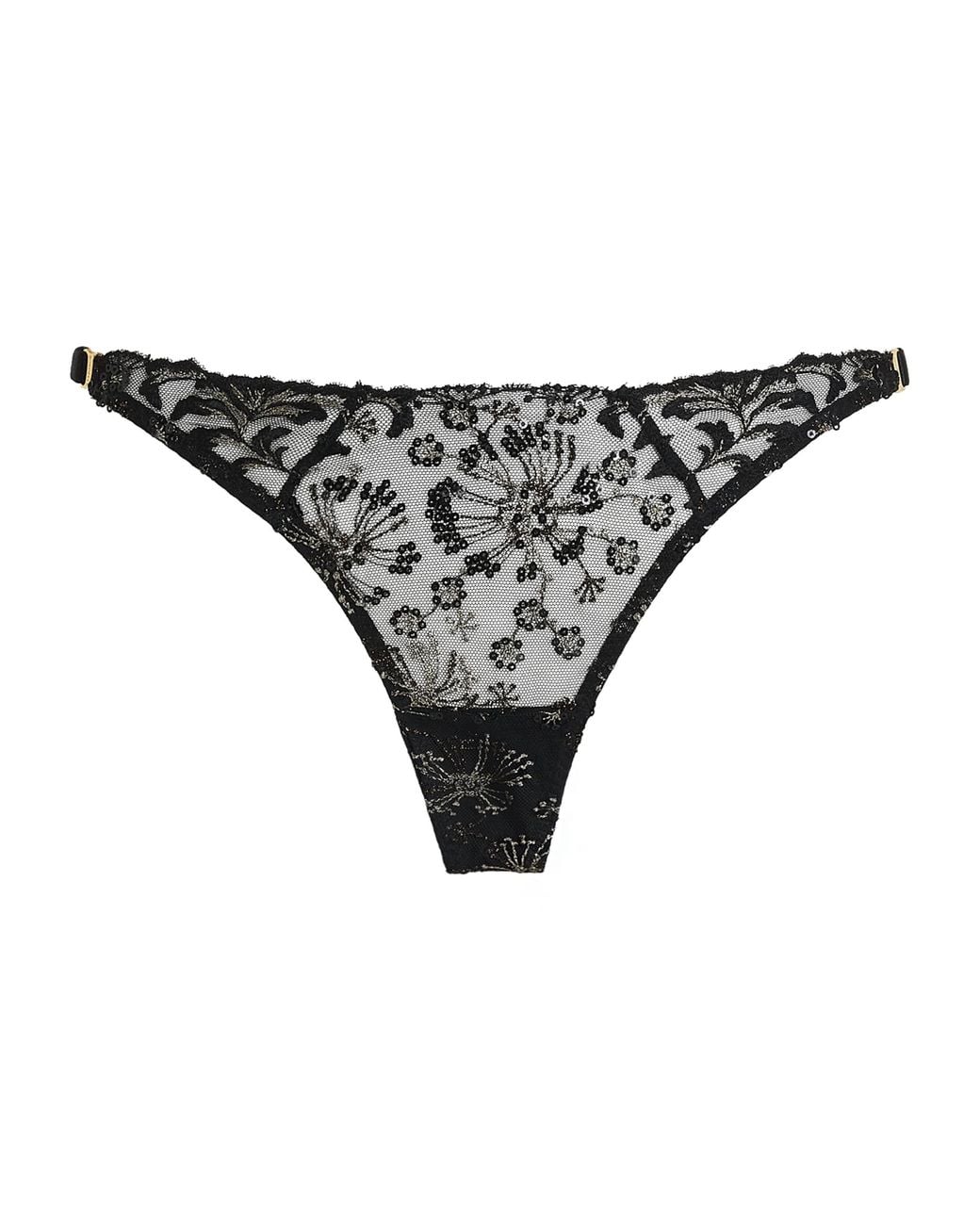 Bordelle Theia Strap Thong in Grey | Lyst UK