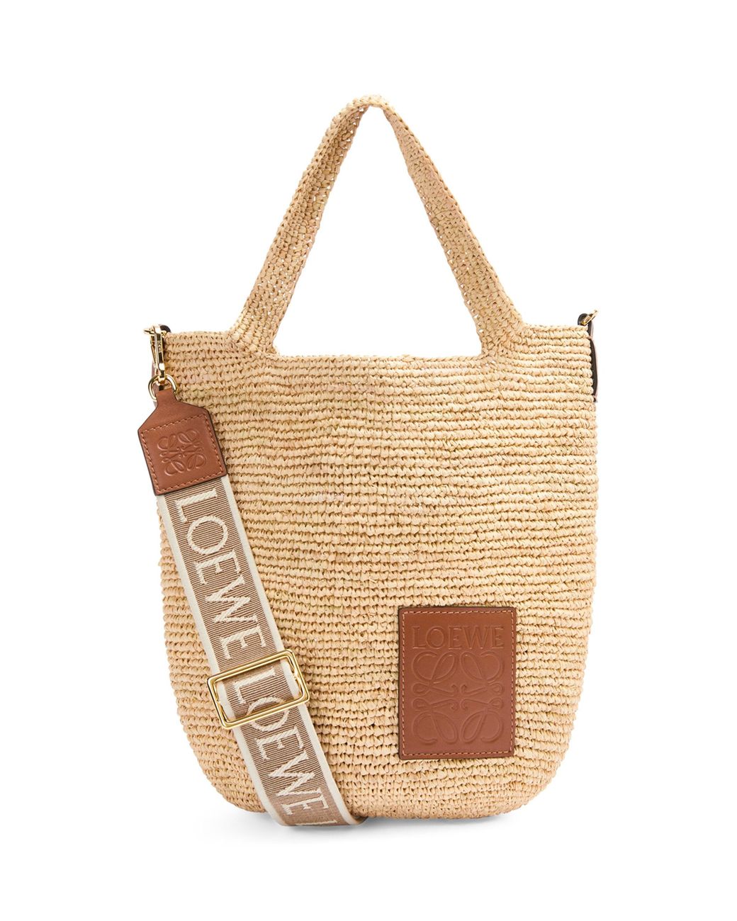 Loewe Mini Slit Tote Bag in Metallic | Lyst