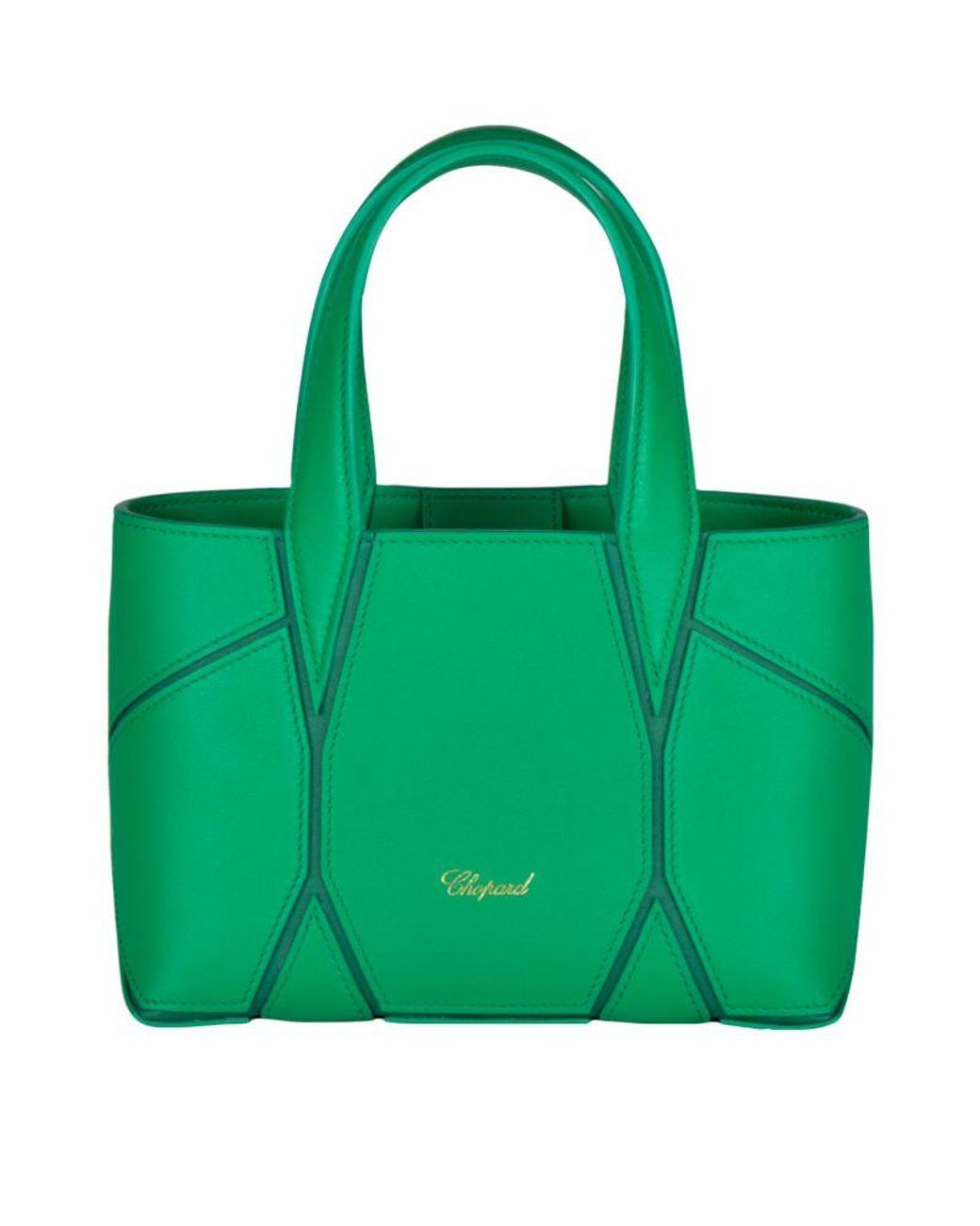 Chopard Micro Leather Diamond Tote Bag in Green | Lyst UK