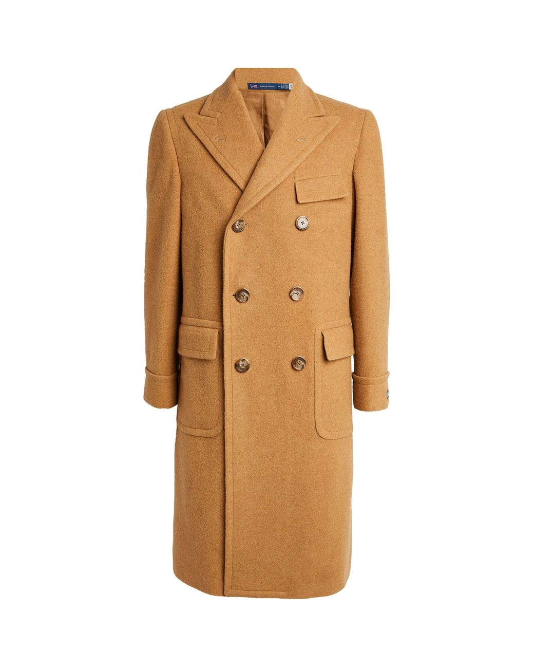 Polo Ralph Lauren Camel Hair The Polo Coat in Natural for Men | Lyst
