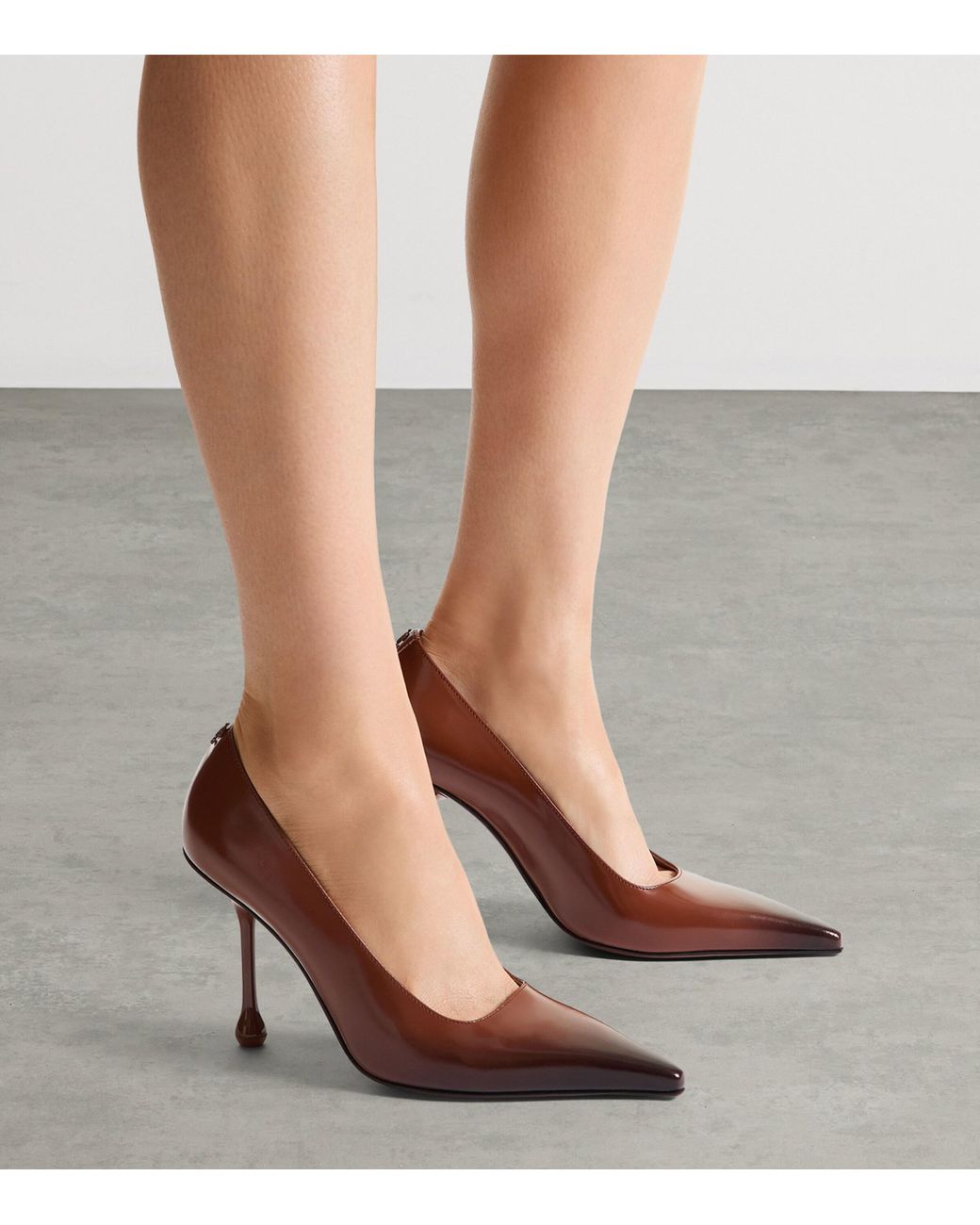 Jimmy Choo Ixia 95 Leather Ombré Pumps in Brown | Lyst