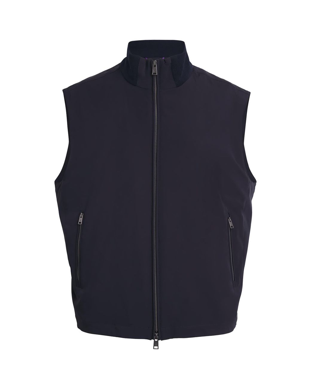 Ralph Lauren Stretch Jeffries Gilet in Blue for Men | Lyst