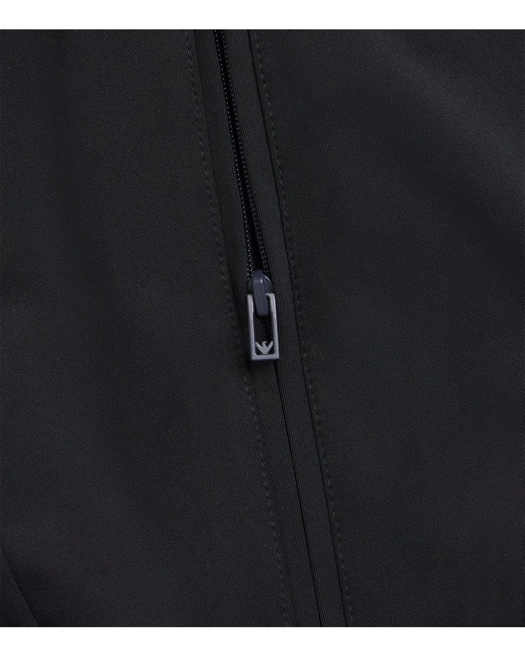 Emporio Armani Technical Jersey Jacket in Blue for Men | Lyst UK