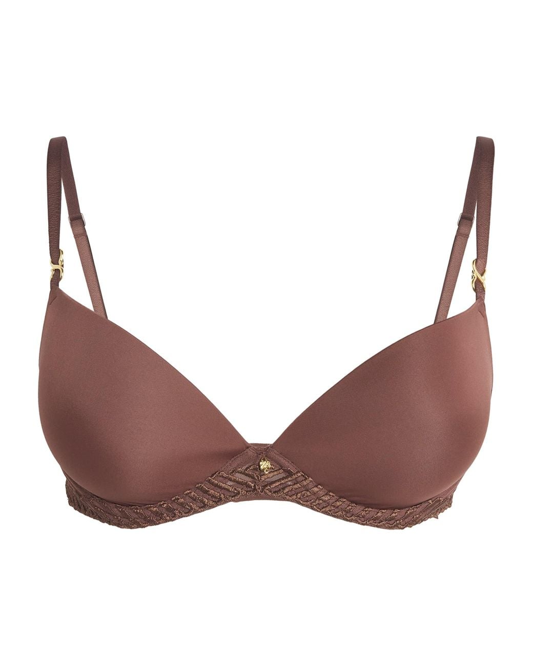 Aubade Sheer Emotion Moulded Plunge Bra in Purple | Lyst