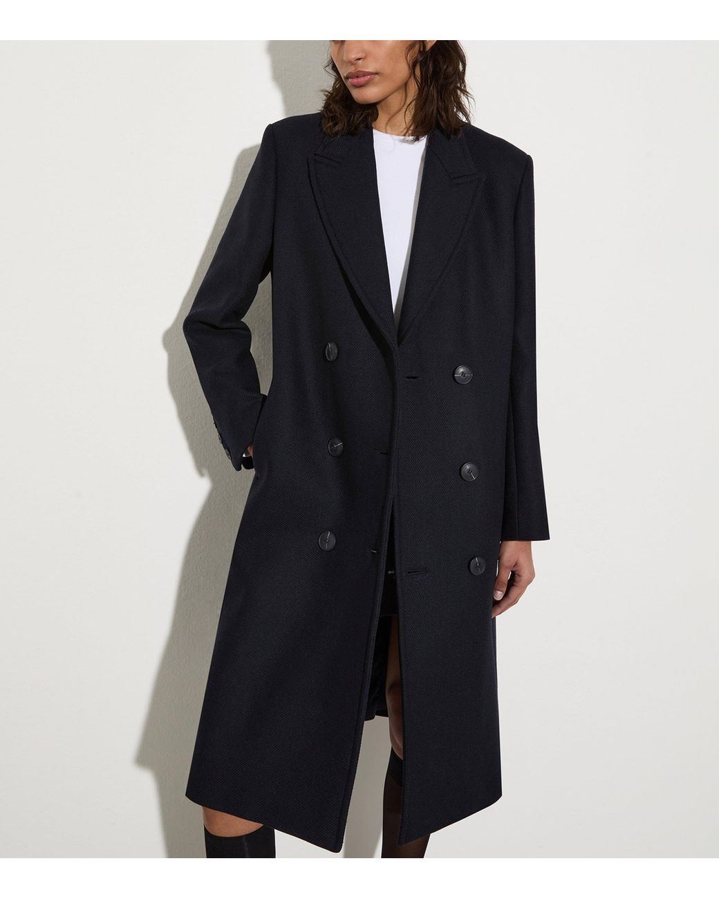 MAX&Co. Wool-Blend Overcoat in Blue | Lyst UK