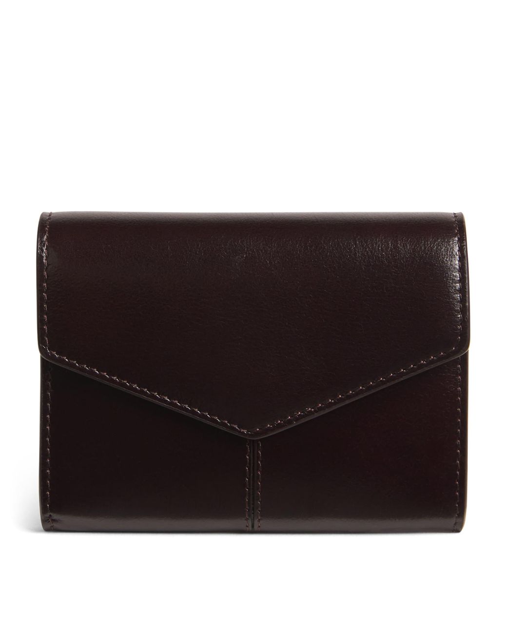 Sandro Leather Front-Flap Wallet in Black | Lyst UK