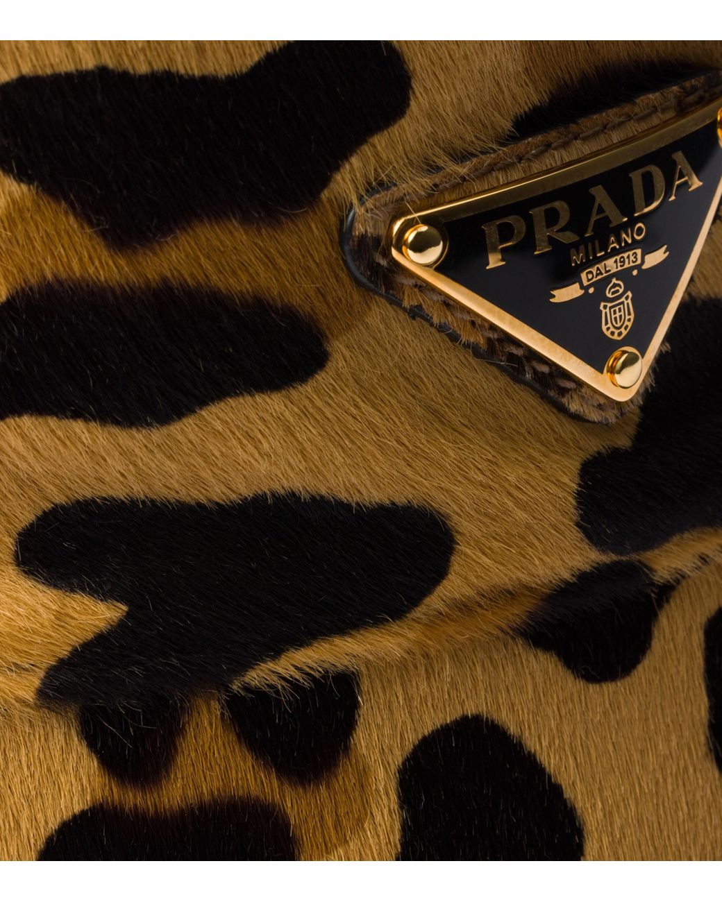 Prada Leopard Print Leather Bucket Hat in Brown | Lyst UK