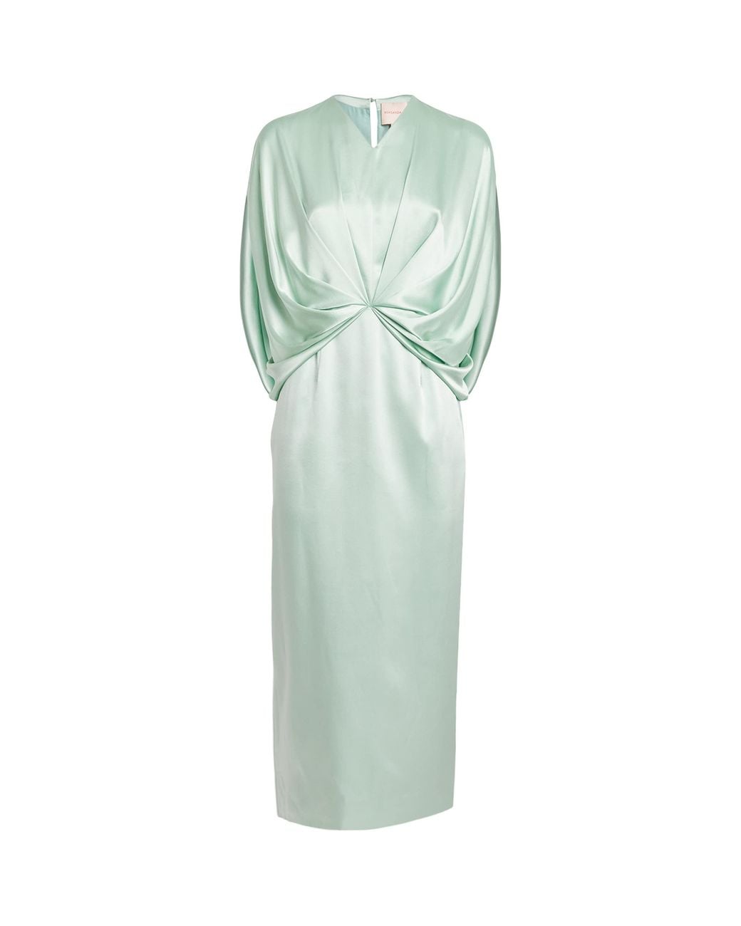 ROKSANDA Silk Tari Midi Dress in Green | Lyst UK