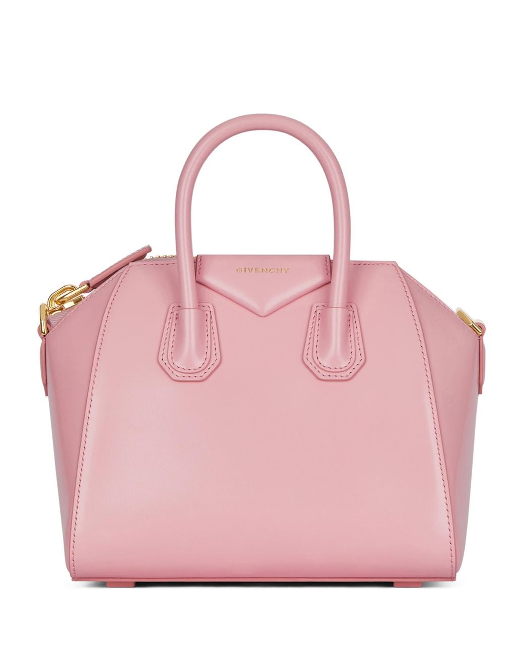 Givenchy Mini Leather Antigona Top-Handle Bag in Pink | Lyst UK