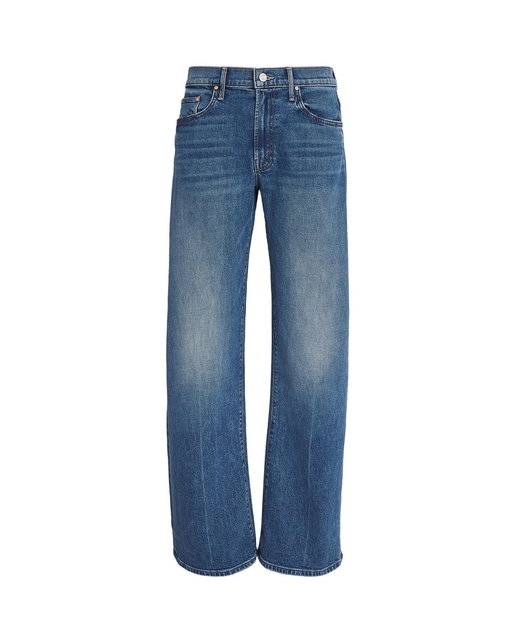 Mother The Lasso Sneak Barrel-Leg Jeans in Blue | Lyst UK