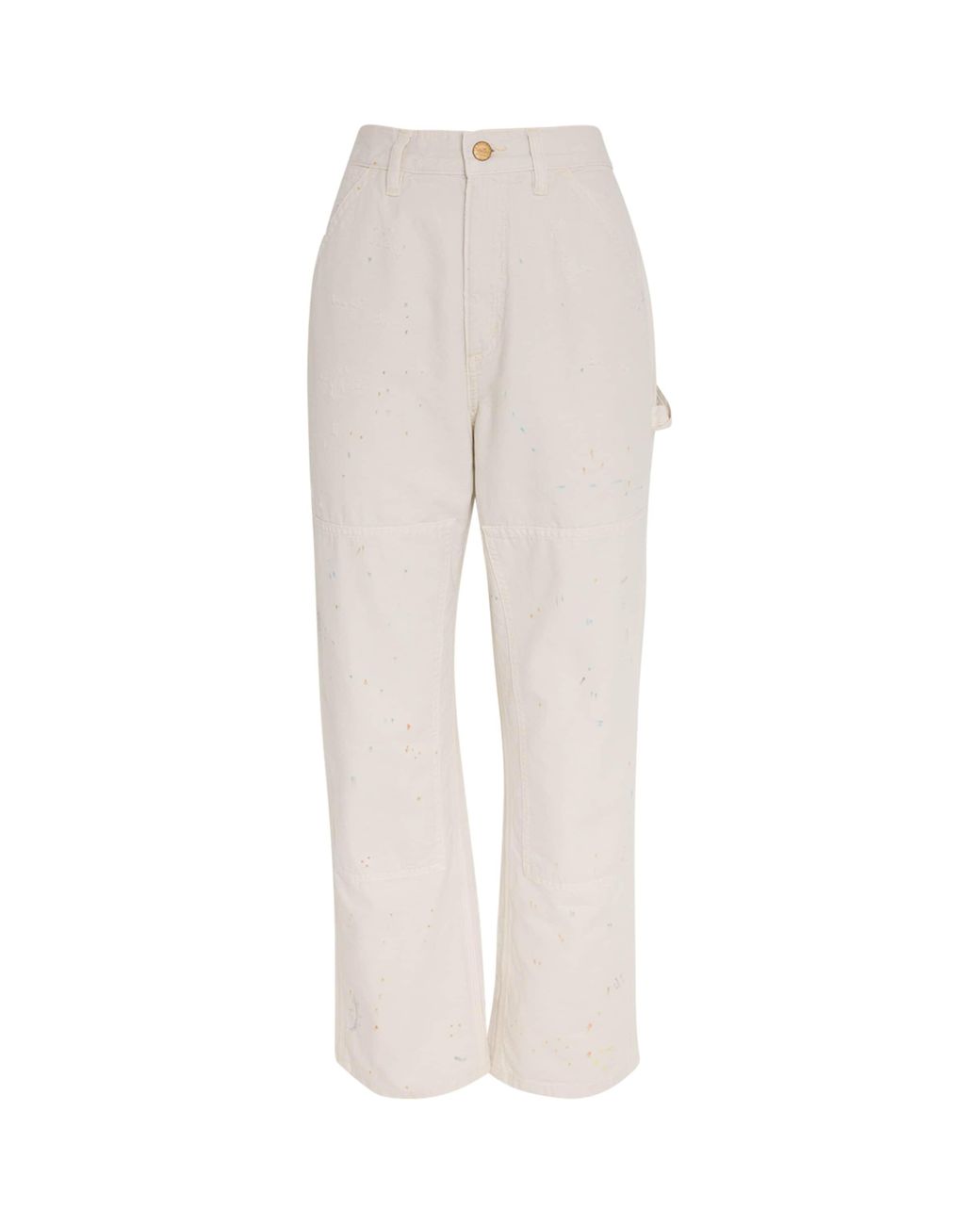 Polo Ralph Lauren Paint-Splatter Cargo Trousers in White | Lyst