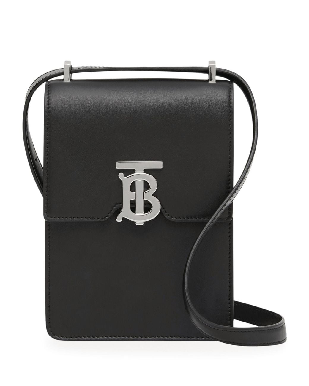 Burberry Monogram Leather Robin Bag in Black for Men | Lyst