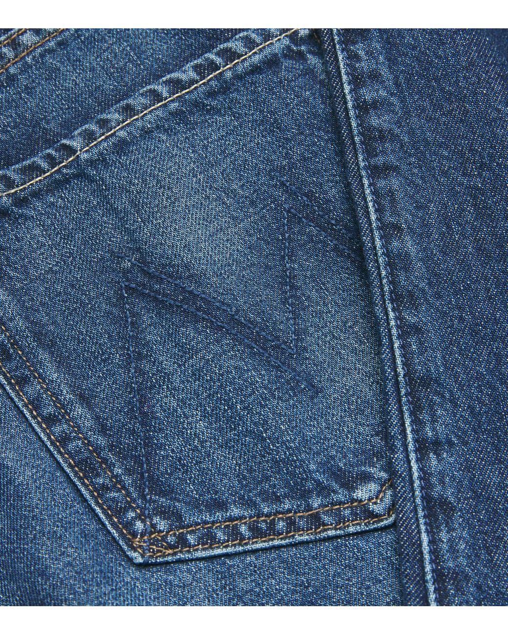 Mother The Half-Pipe Wide-Leg Jeans in Blue | Lyst UK