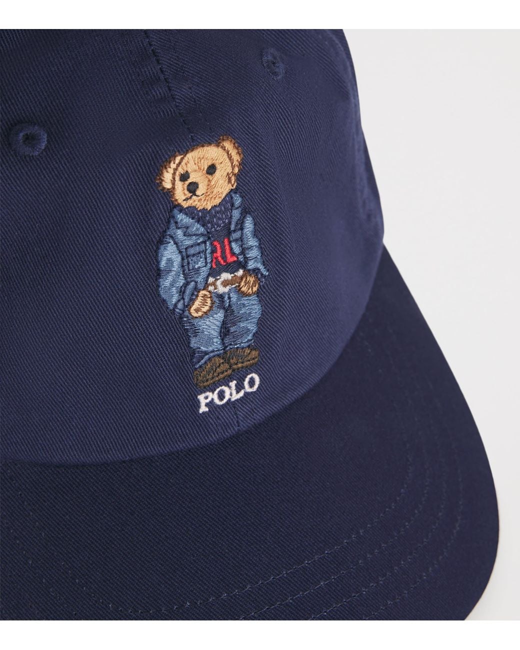 Polo Ralph Lauren Cotton Polo Bear Baseball Cap in Blue for Men | Lyst