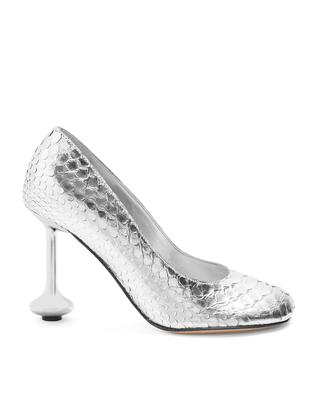 Loewe Python Leather Toy Pumps 90 in White | Lyst