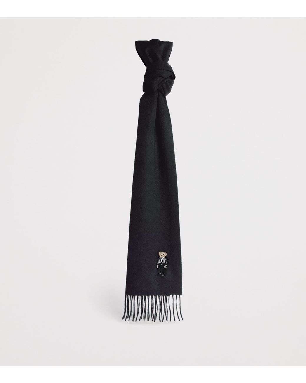 Ralph Lauren Cashmere Polo Bear Scarf in Blue for Men | Lyst