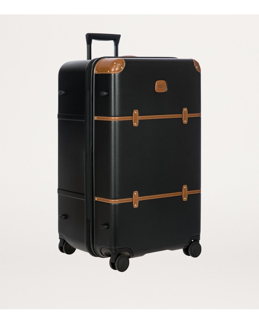 Bric's Retro Wheeled Trunk Suitcase in Black | Lyst
