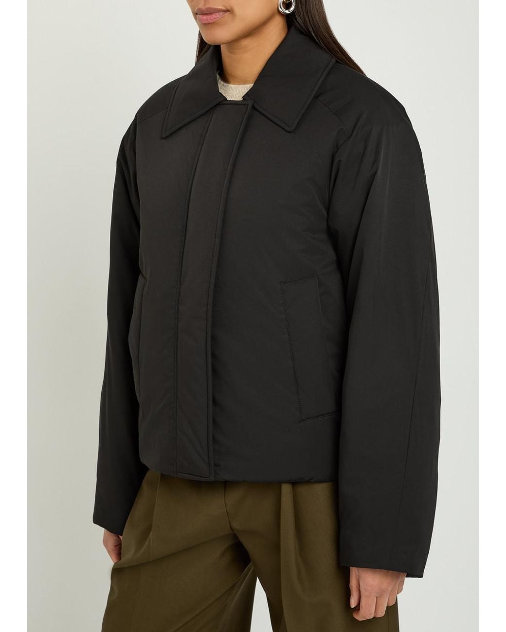 JOSEPH Mullins Padded Shell Jacket in Black | Lyst