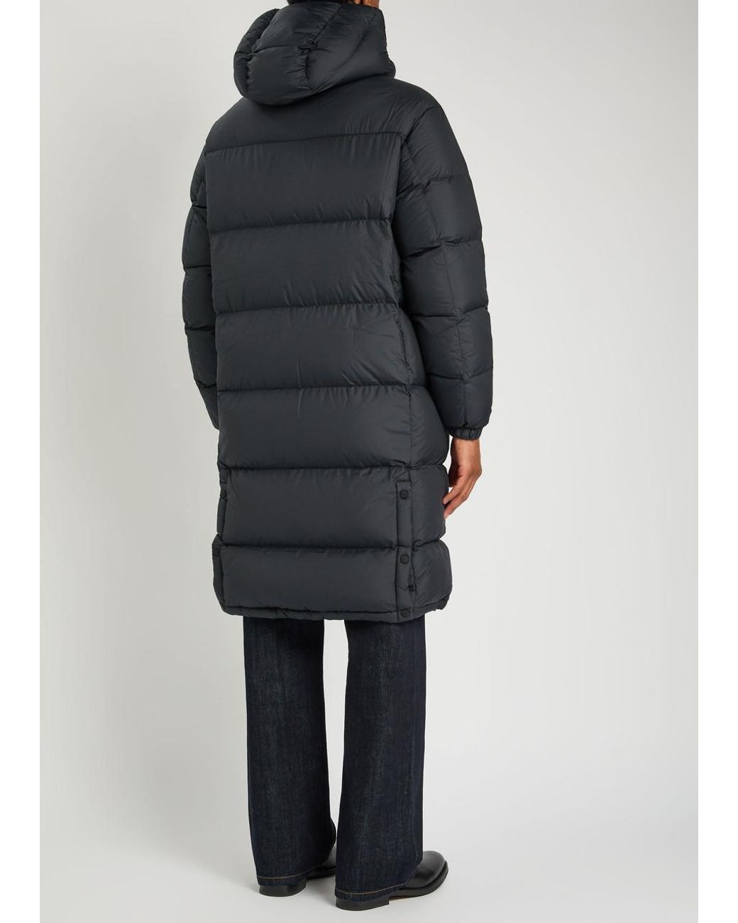 Polo Ralph Lauren Logo-Embroidered Padded Shell Coat in Gray for Men | Lyst