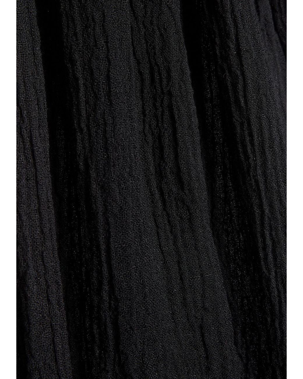 Lisa Marie Fernandez Open Side Linen-Blend Beach Trousers in Black | Lyst