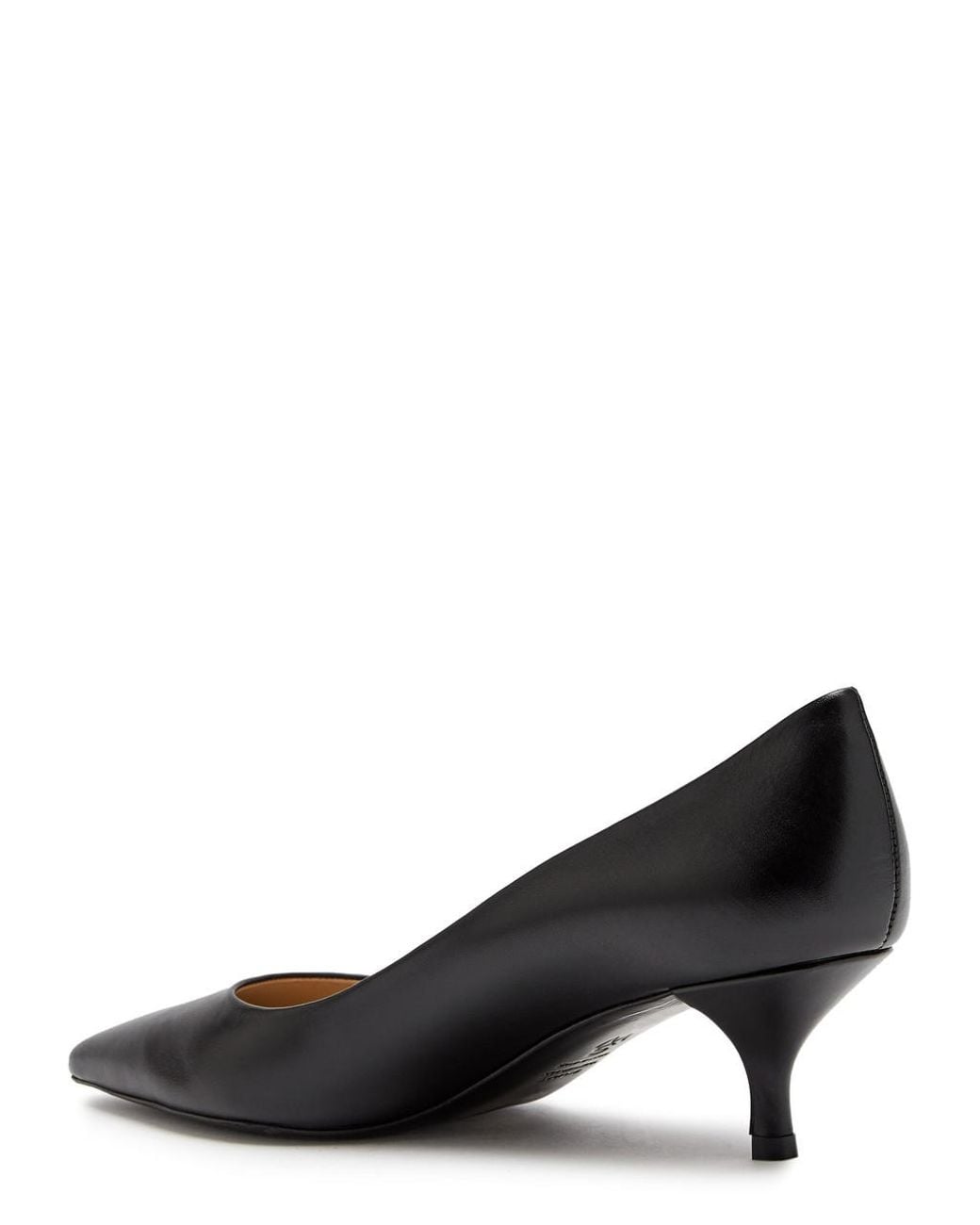 Stuart Weitzman Stuart Power 50 Leather Pumps in Black | Lyst