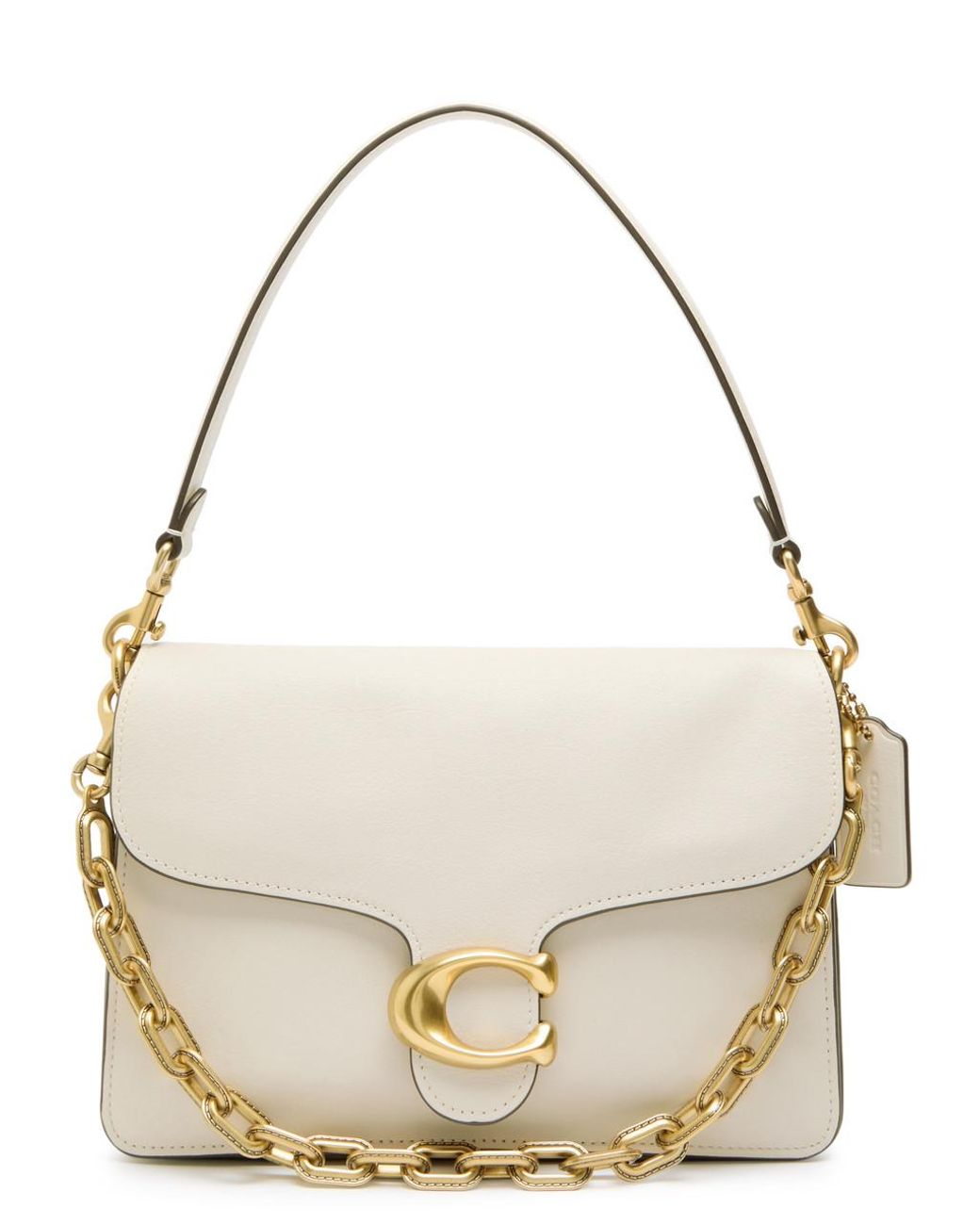 COACH Tabby Soft Chain Grained Leather Cross-Body Bag in Metallic | Lyst