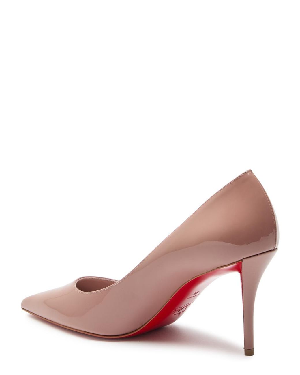 Christian Louboutin Miss Z 80 Patent Leather Pumps in Pink | Lyst